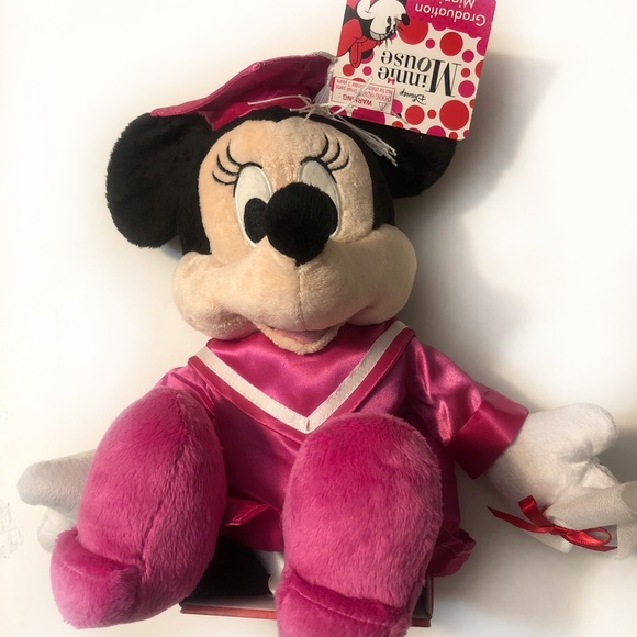 Disney | Toys | Disney Minnie Mouse Graduation Plush Stuff Toy | Poshmark